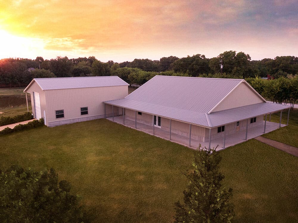 The Kaufman Barndominium Design : with Optional Garage