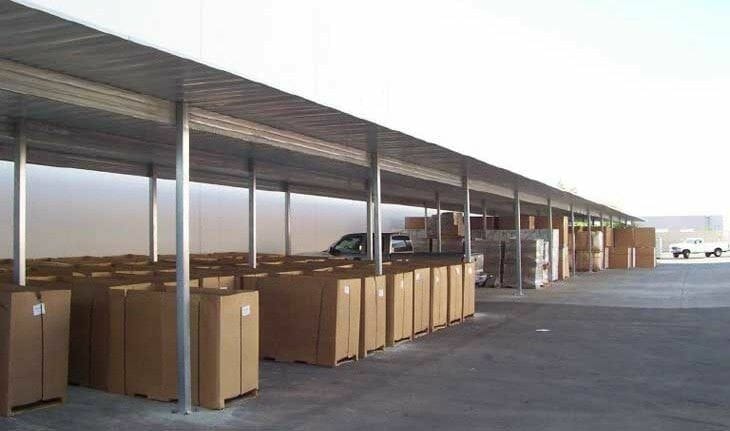 Commercial Carports - Post-and-Pulin Design