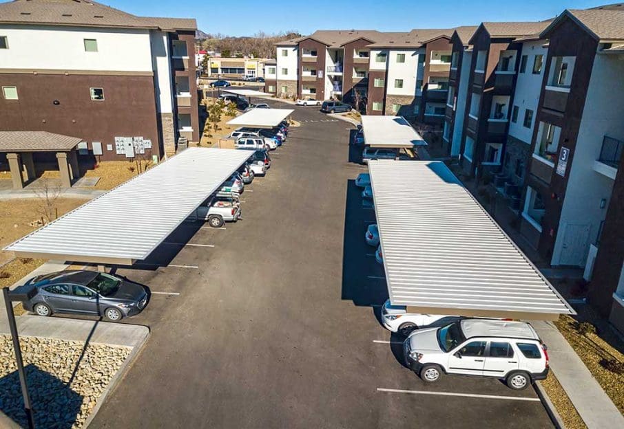 Commercial Carports and Covered Parking Structures