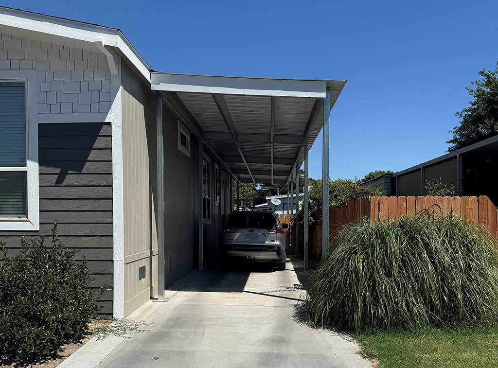 Steel Single Slope Carport