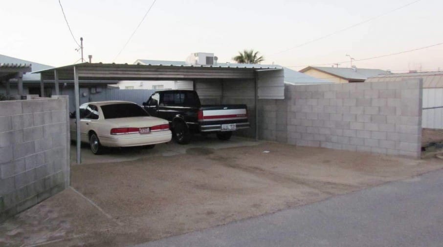 Steel Single Slope Carport