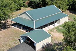 Steel Single Slope Carport