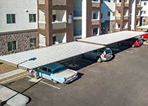 Commercial Carports and Covered Parking Structures